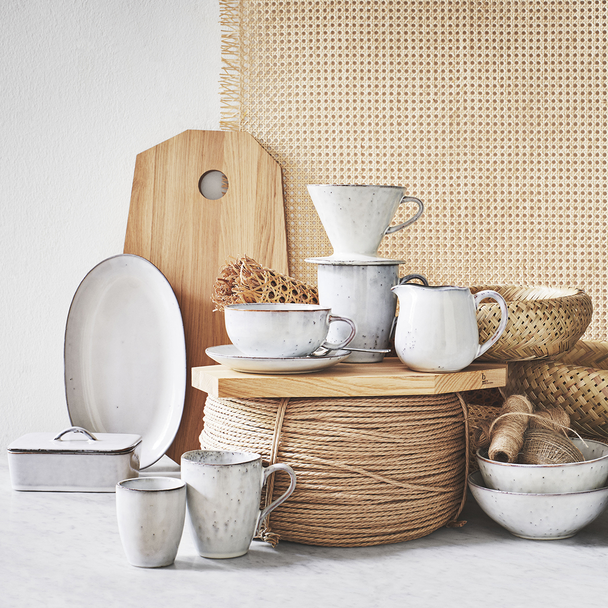 Köp Nordic Sand skål 20 cm | Broste Copenhagen